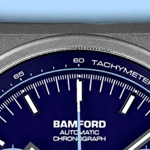 BAMFORD LONDON Titanium Chronograph Watch - Blue
