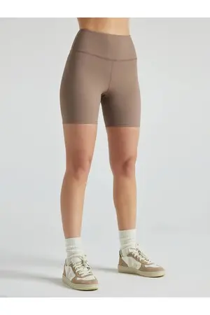 LOSANO In Motion Ribbed Biker Short Red
