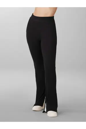 LOSANO Grace Flared Lounge Pant - Black
