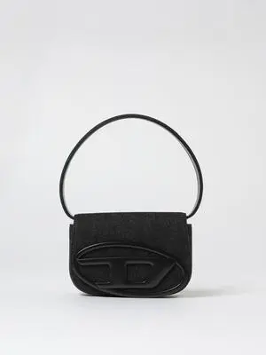 DIESEL® Shoulder Bag With Logo Detail - Black