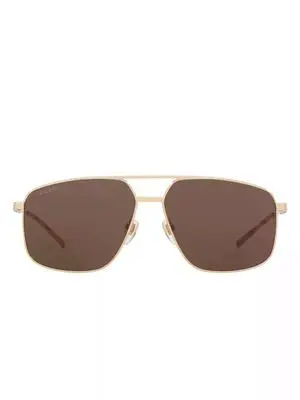 Gucci Oversize-frame Sunglasses - Gold