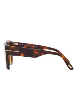 TOM FORD Luna Oversized Sunglasses - Green