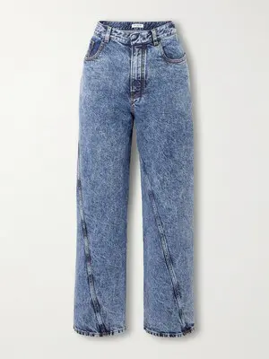 Alaïa Paneled Baggy Jeans