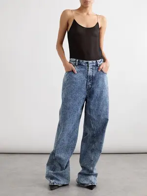 Alaïa Paneled Baggy Jeans