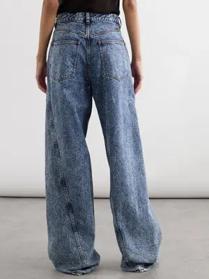 Alaïa Paneled Baggy Jeans