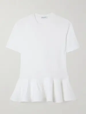 Alaia Straight Hem T-shirts For Women