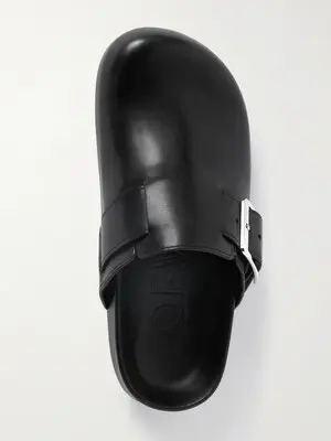 Loewe Ease Leather Mules - Black