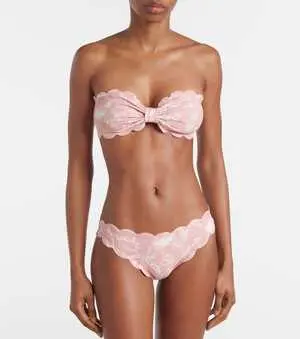 Marysia Antibes Floral Bandeau Bikini Top