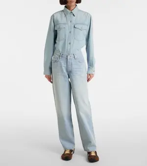 AGOLDE V-waist Baggy Straight Jeans