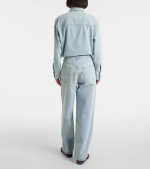 AGOLDE V-waist Baggy Straight Jeans