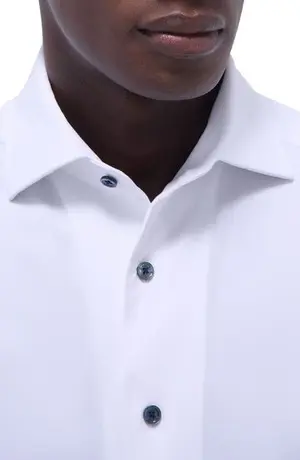 Bugatchi Devon Ooohcotton® Solid Button-up Shirt