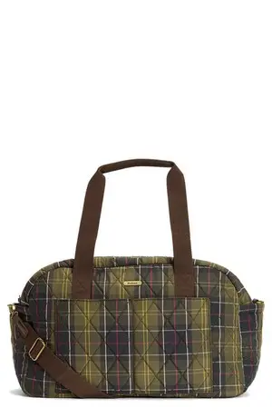 Barbour Wetherham Tartan Quilted Travel Bag - Classic Tartan