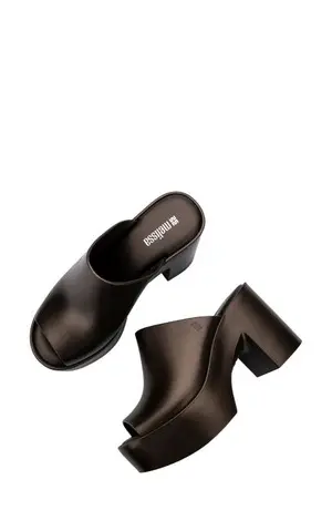 Melissa Hype Platform Slide Sandal - Bronze