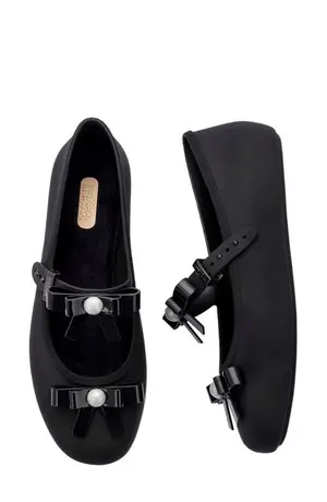 Melissa Soft Ballerina Bow Mary Jane Flat