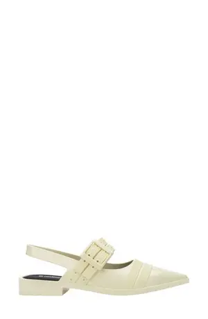 Melissa Ladylike Mary Jane Flats - Beige/ Black