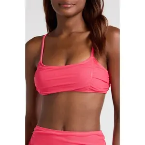 HUTCH Tawnie Bikini Top - Raspberry Solid