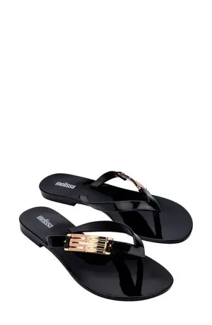 Melissa Harmonic Flip Flop - Black