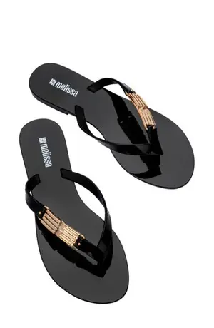 Melissa Harmonic Flip Flop - Black