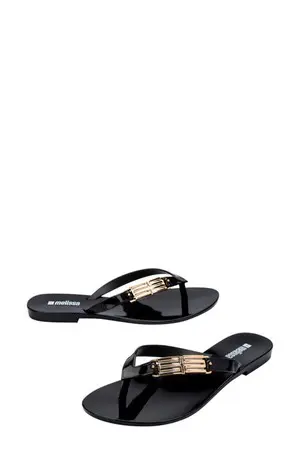 Melissa Harmonic Flip Flop - Black