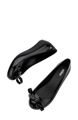 Melissa Ultragirl Bow Iii Flat - Black