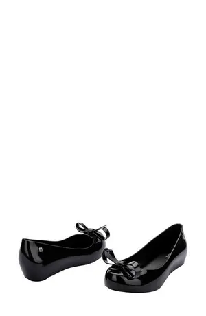 Melissa Ultragirl Bow Iii Flat - Black