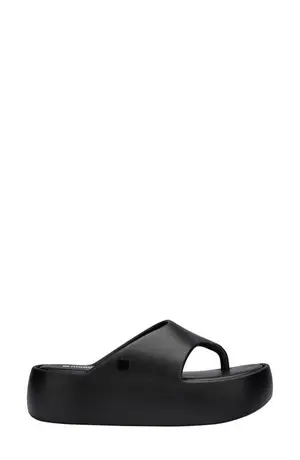 Melissa Free Platform Flip Flop - Black