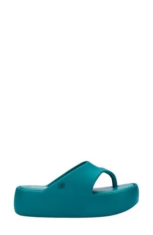 Melissa Free Platform Flip Flop - Teal