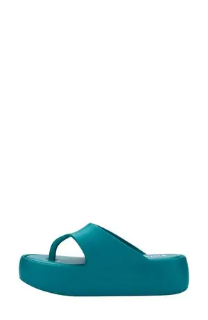 Melissa Free Platform Flip Flop - Teal