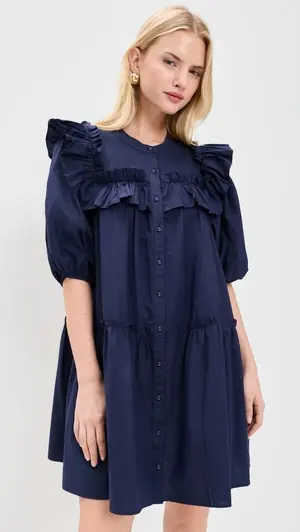 CLEOBELLA Tatiana Mini Dress - Peacoat