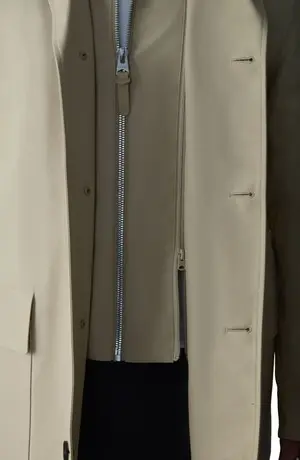 Mackage Mathias 3-in-1 Twill Balmacaan Coat - Light Camel
