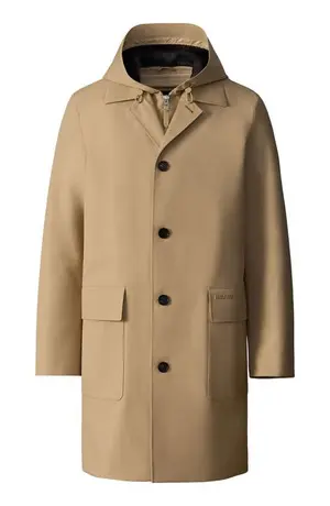 Mackage Mathias 3-in-1 Twill Balmacaan Coat - Light Camel