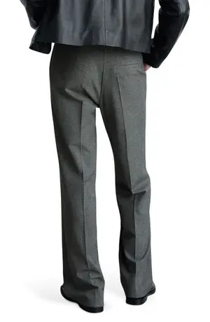 Mango Carlos Straight Leg Trousers - Grey