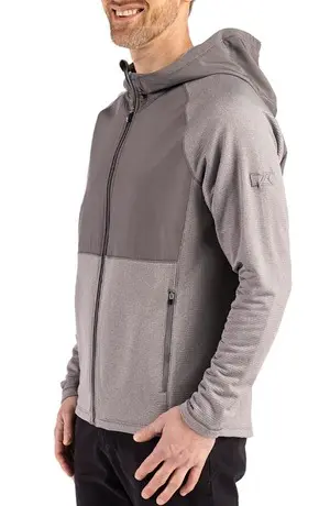 Cutter & Buck Peshastin Fleece Hybrid Jacket - Elemental Grey Heather