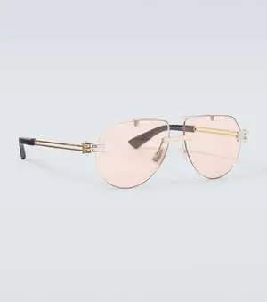 Bottega Veneta Aviator Sunglasses - Brown