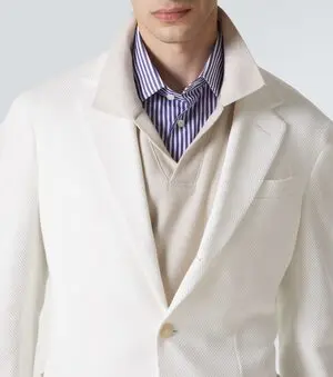 Dunhill Cotton Piqué Blazer