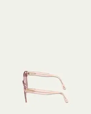 TOM FORD Haylay Rectangle Sunglasses - Pnkoviol