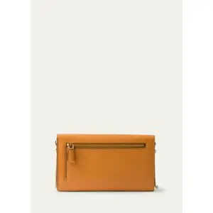 Prada Envelope Flap Saffiano Leather Wallet On Chain