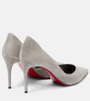 CHRISTIAN LOUBOUTIN Irizia 85 Suede Pumps