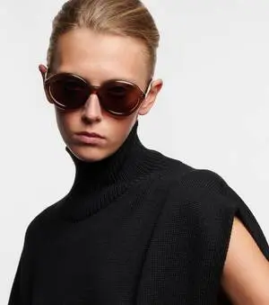 Alaïa Round Frame Sunglasses