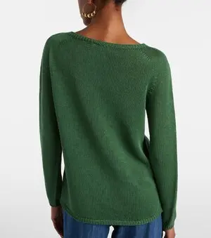 Max Mara Giolino Linen Sweater - Green