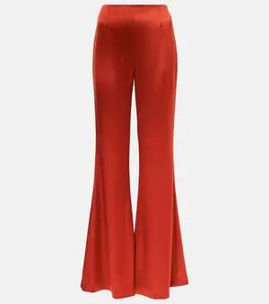 Galvan Galvan Atruvia Wide-Leg Pants Red