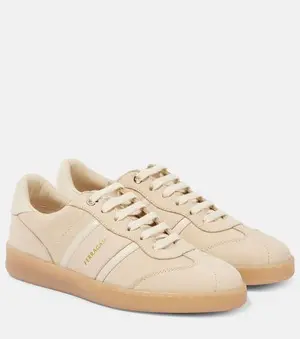 Ferragamo Almond Toe Sneakers For Women