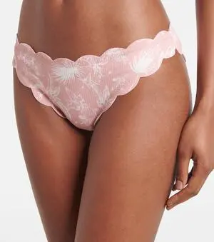 Marysia Antibes Floral Bikini Bottom - Pink