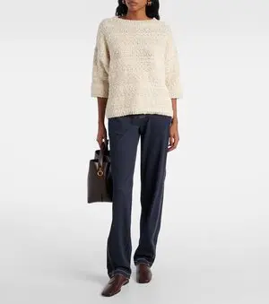 Max Mara Arda Cotton-blend Sweater