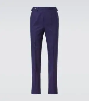 Dunhill Wool Suit Pants - Blue