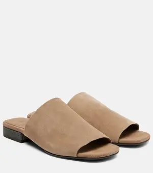 Brunello Cucinelli Suede Sandals - Brown