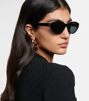 Saint Laurent Cat Eye Sunglasses - Black