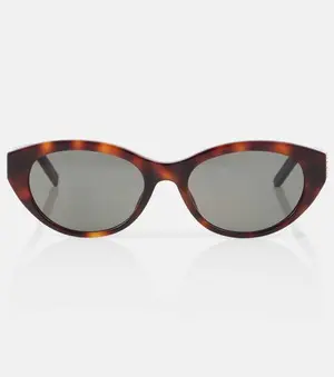 Saint Laurent Brown Cat Eye Sunglasses