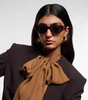 Saint Laurent Sl M148 Cat-eye Sunglasses - Brown