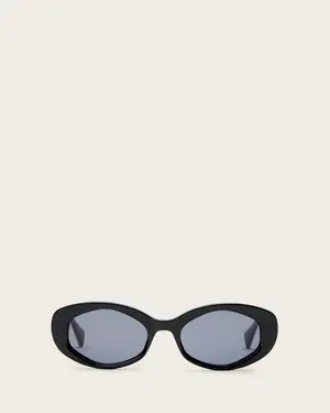 ALLSAINTS Carolyn Square Cat Eye Sunglasses - Black